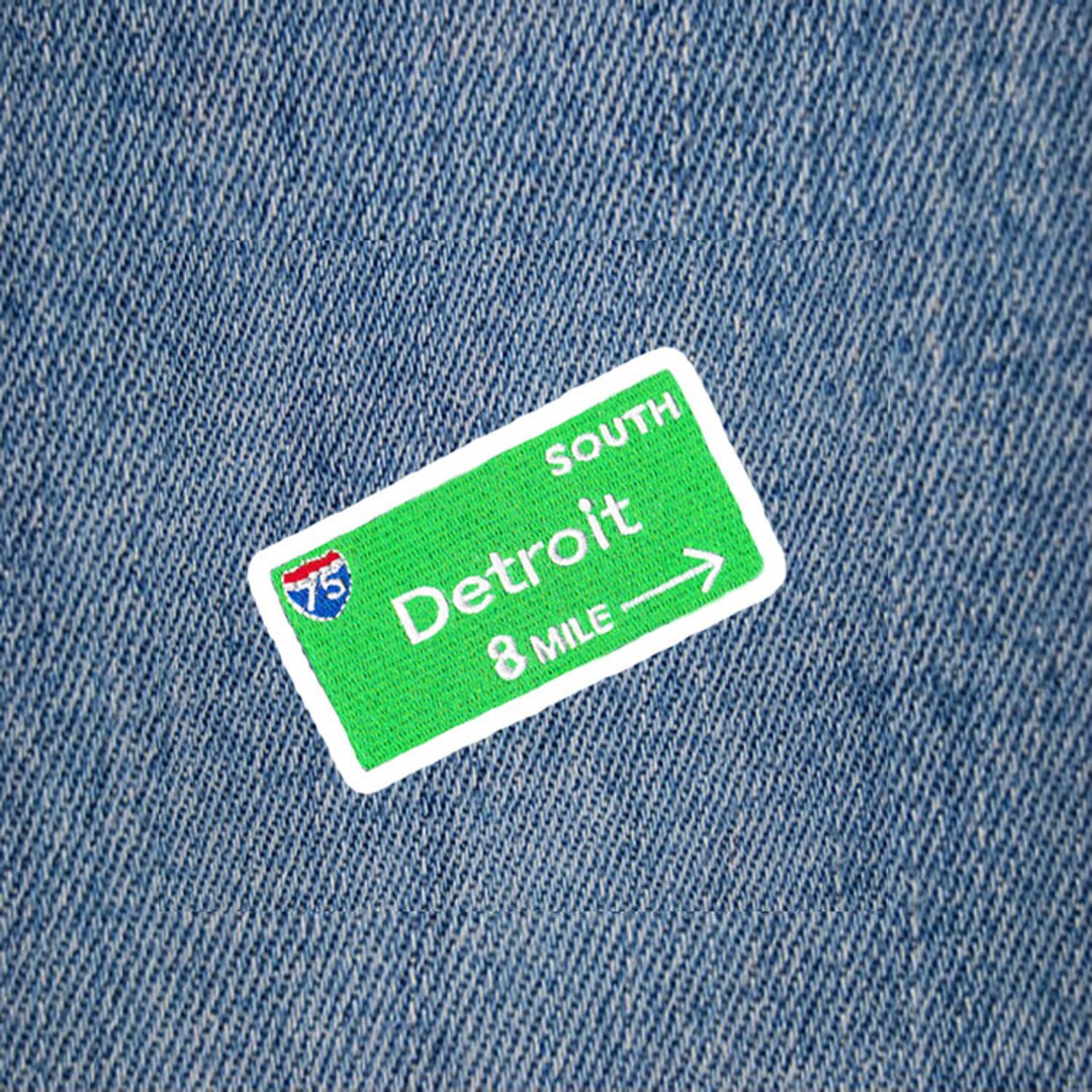 Detroit 8 Mile Rd Patch Hip Hop Rap Motor City 9cm - Etsy
