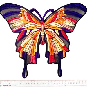 XXL Extra Large 32cm Summer Butterfly Patch Badge Applique - Etsy