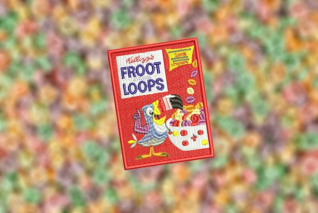 Vintage Style 70's Breakfast Cereal Patch Patches Badge 80's 9cm / 3.5 ...