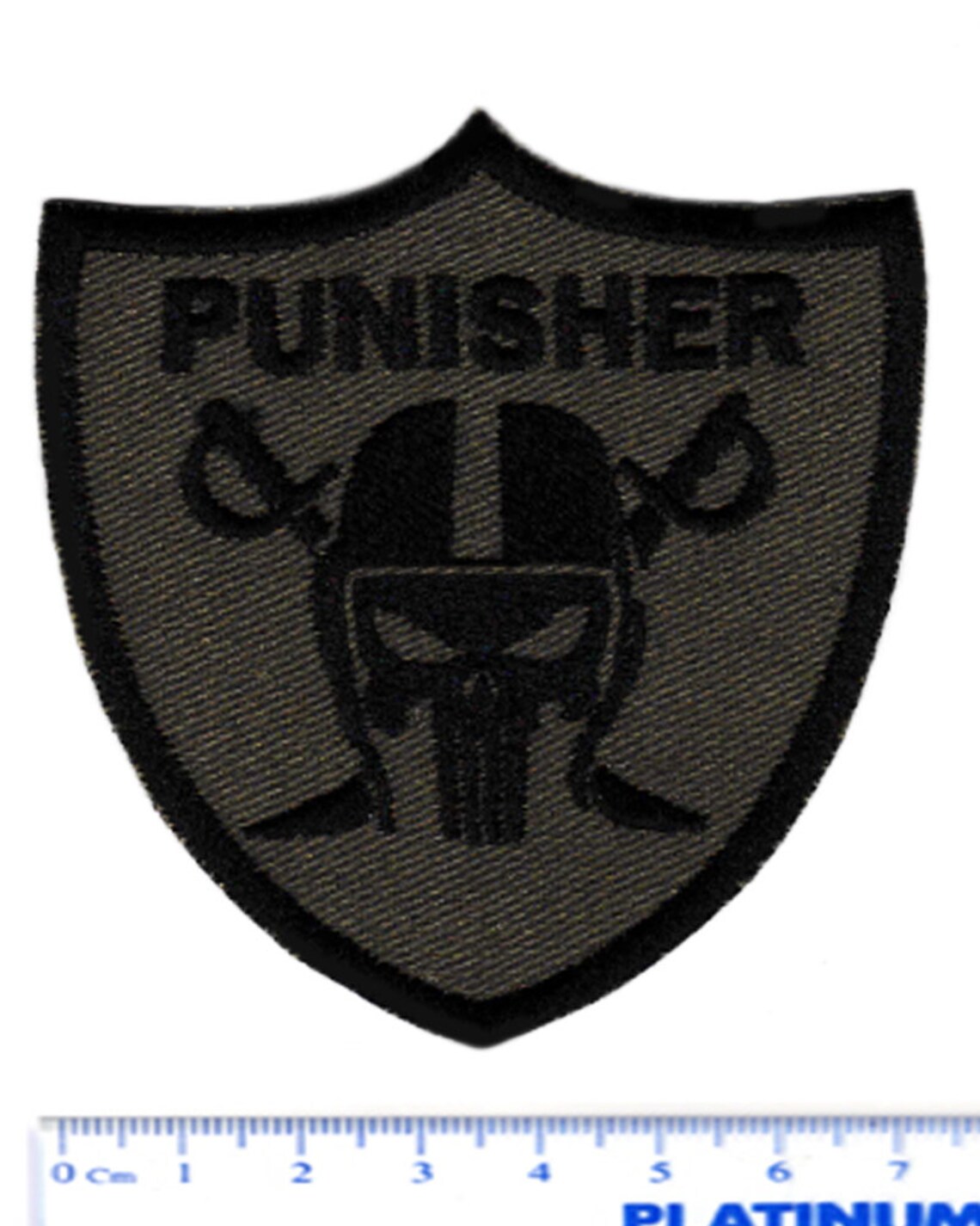 Cool Custom Police Skull Shield Tactical Shirt Morale Patch | Etsy