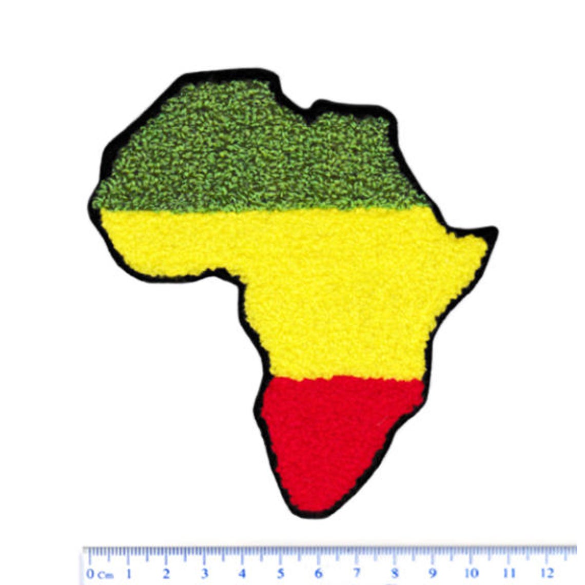 XL Extra Large Chenille Rasta Africa Patch 12cm / 4.7 Inch - Etsy