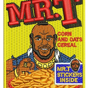 Vintage Style Breakfast Cereal Patch Patches Badge 80's 9cm / 3.5 Inch ...