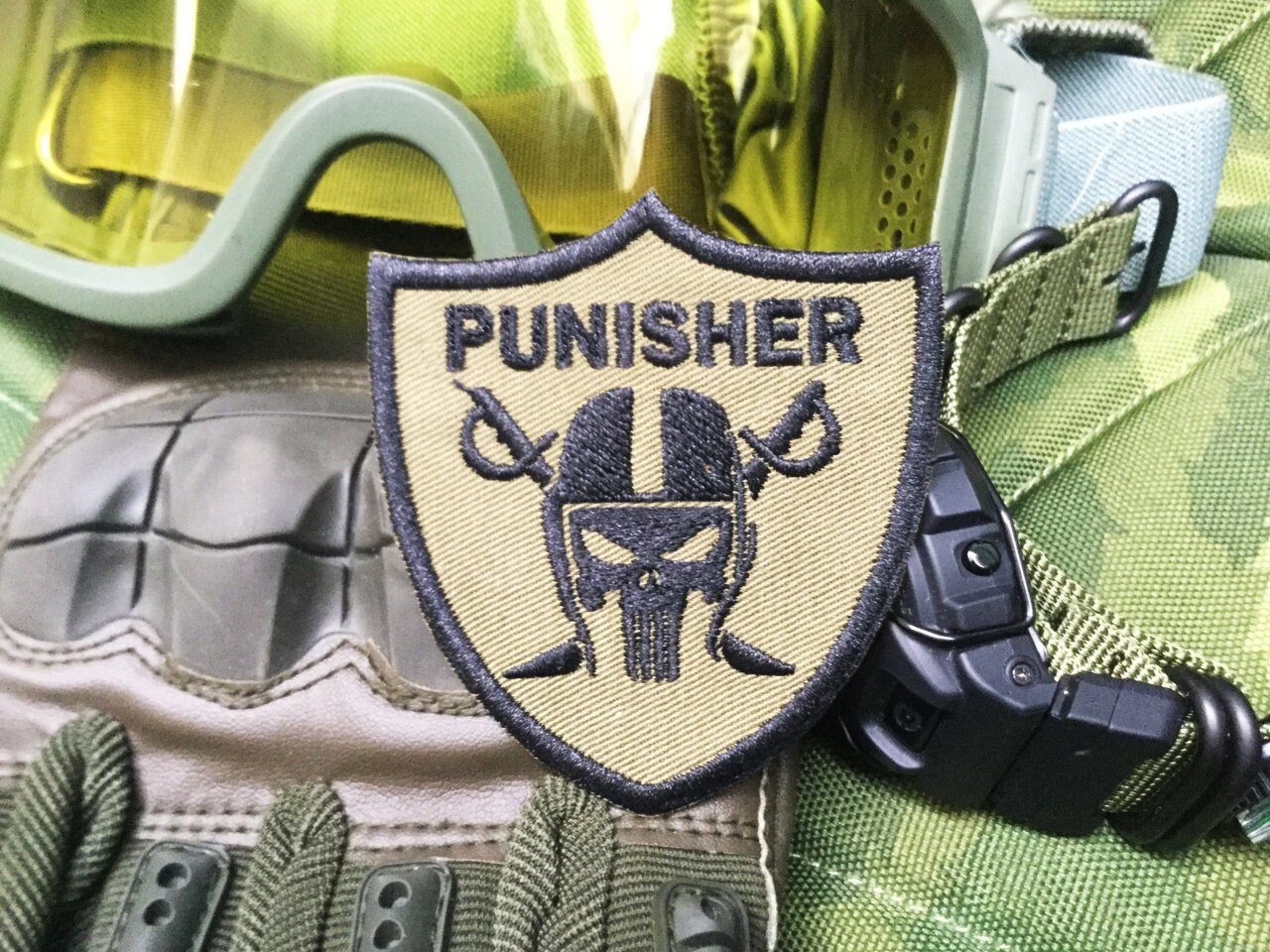 Cool Custom Police Skull Shield Tactical Shirt Morale Patch | Etsy