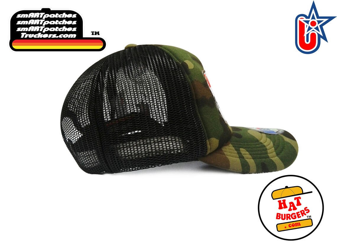 Smartpatches Truckers Mr. Robot Patch Trucker Hat Cap Camo - Etsy