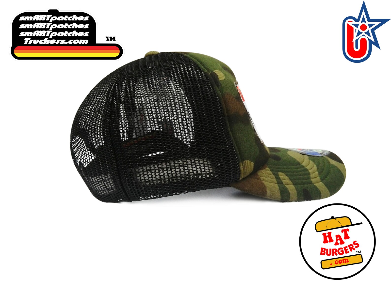 Smartpatches Truckers Mr. Robot Patch Trucker Hat Cap Camo - Etsy