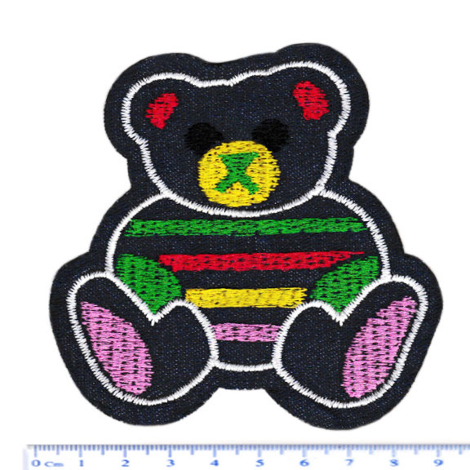 Large & Cute Sitting Teddy Bear Patch 9cm - Etsy
