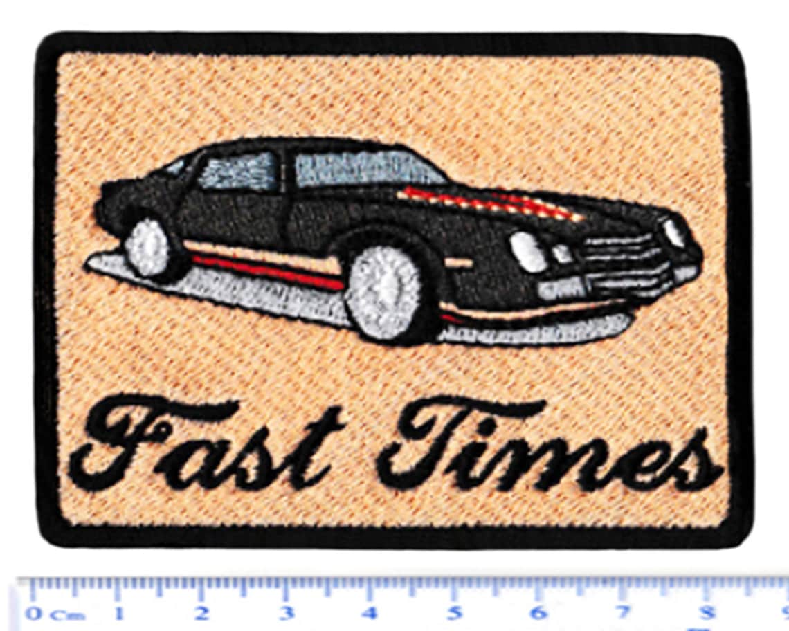 Awesome Vintage Style 70's Patch fast Times - Etsy
