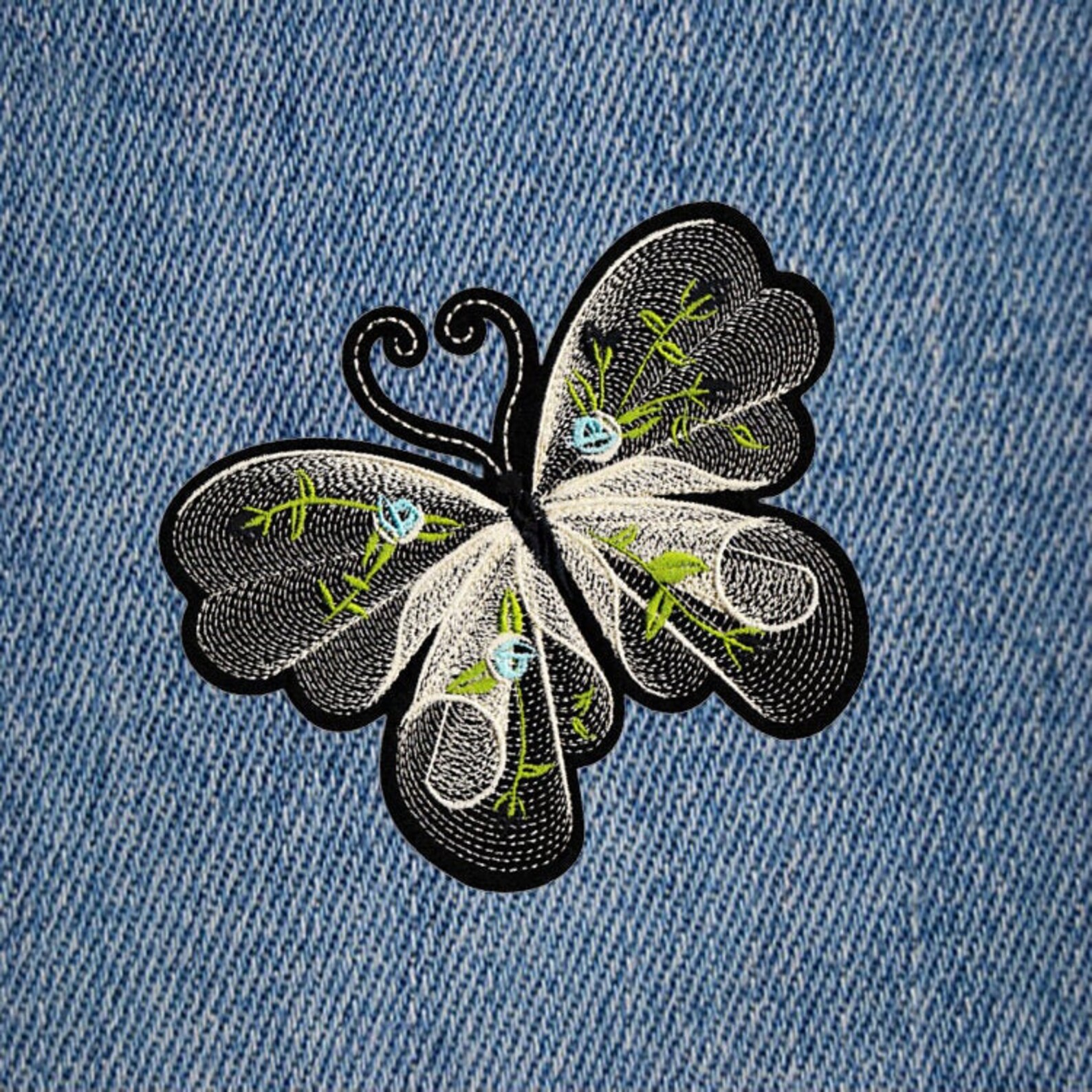 XXL Extra Large 16.5cm Butterfly Patch Badge 6.5 Inch Applique - Etsy