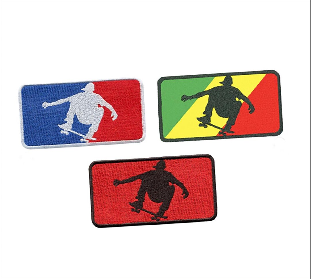 Major League Skater Patch Skate Skateboard Badge for Hat Cap Shirt ...