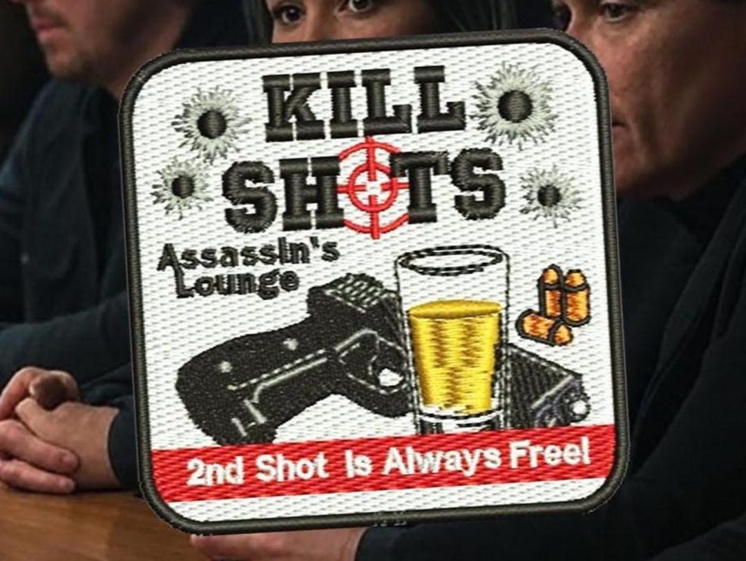 Tactical Assassin Military Sniper Cocktail Lounge Bar Morale Patch for ...