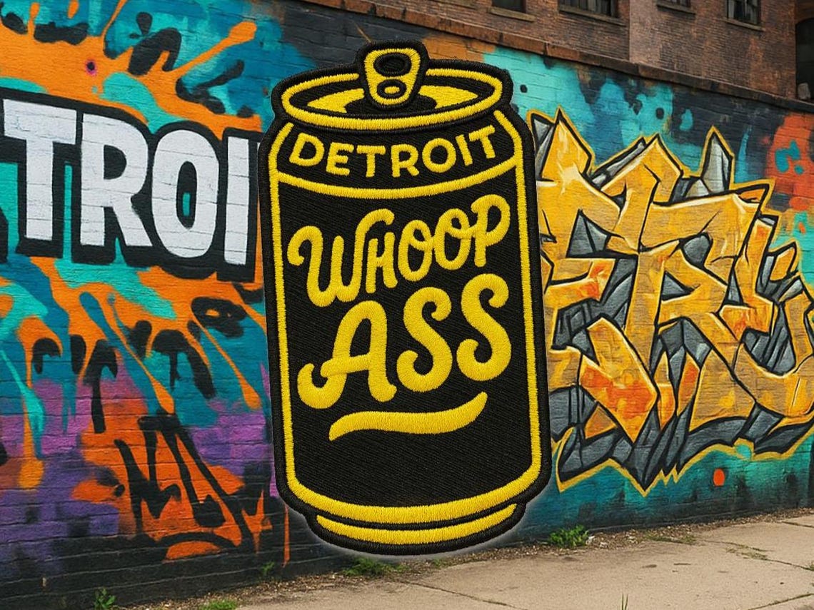 Detroit 313 AF Michigan Hip Hop Rap City Pride Morale Patch for Trucker ...