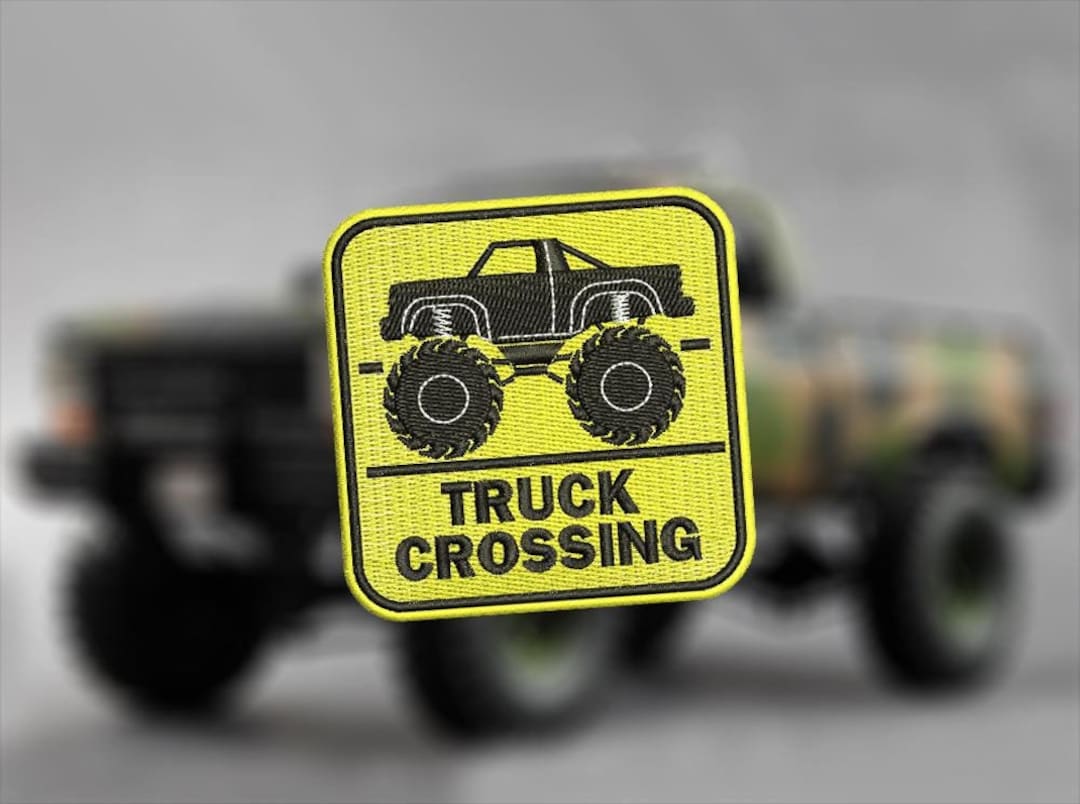 Large Truckin Tactical Military 4x4 4WD Truck Patch for Trucker Hat or ...