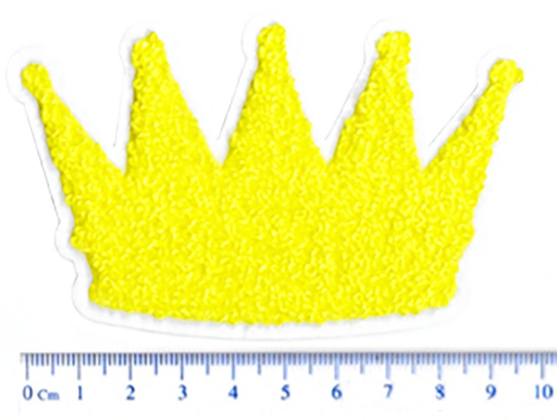 Large Chenille Crown Gift for Her Hip Hop Rap King Queen Shirt Patch ...