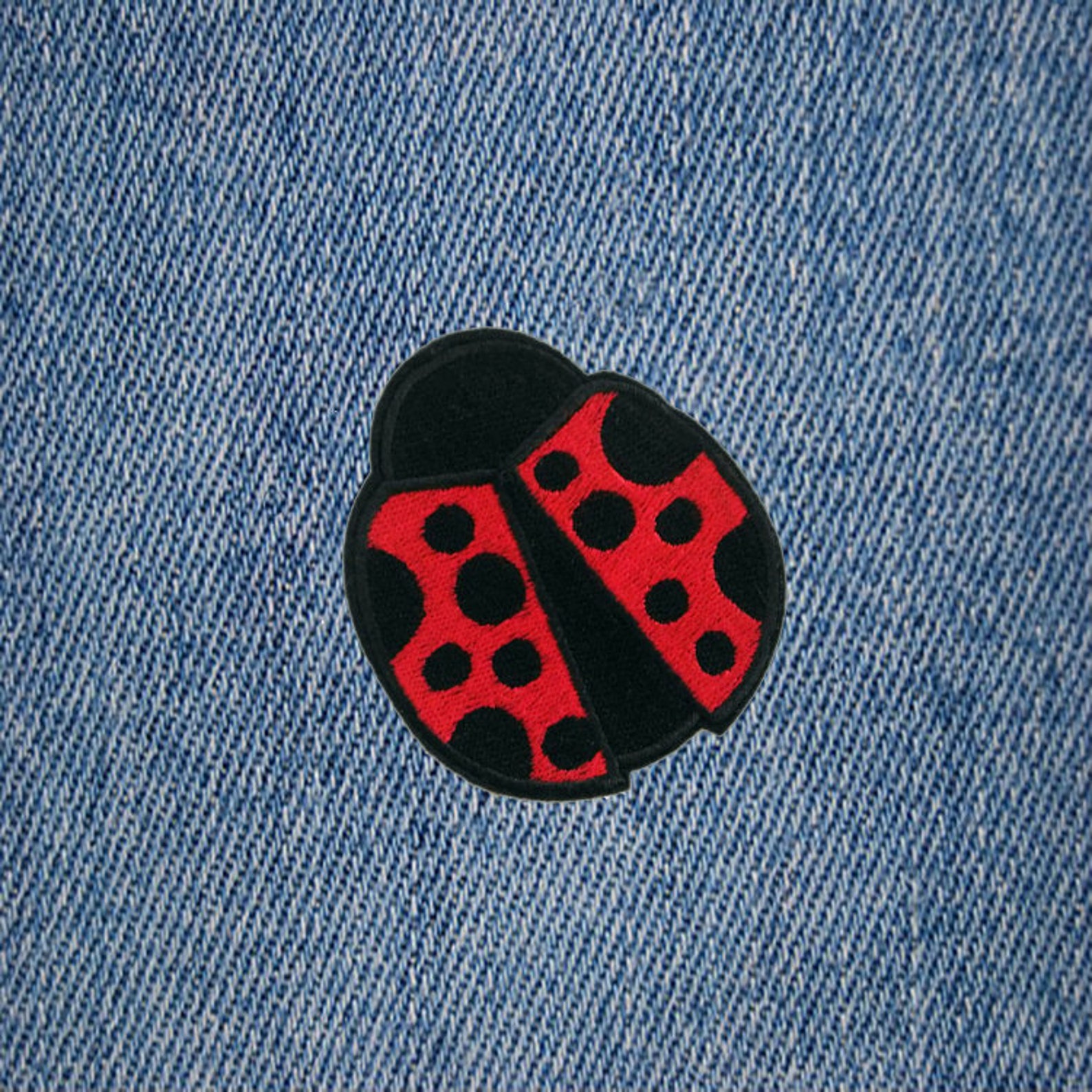 Large Lady Bug Patch 8.5cm Applique - Etsy