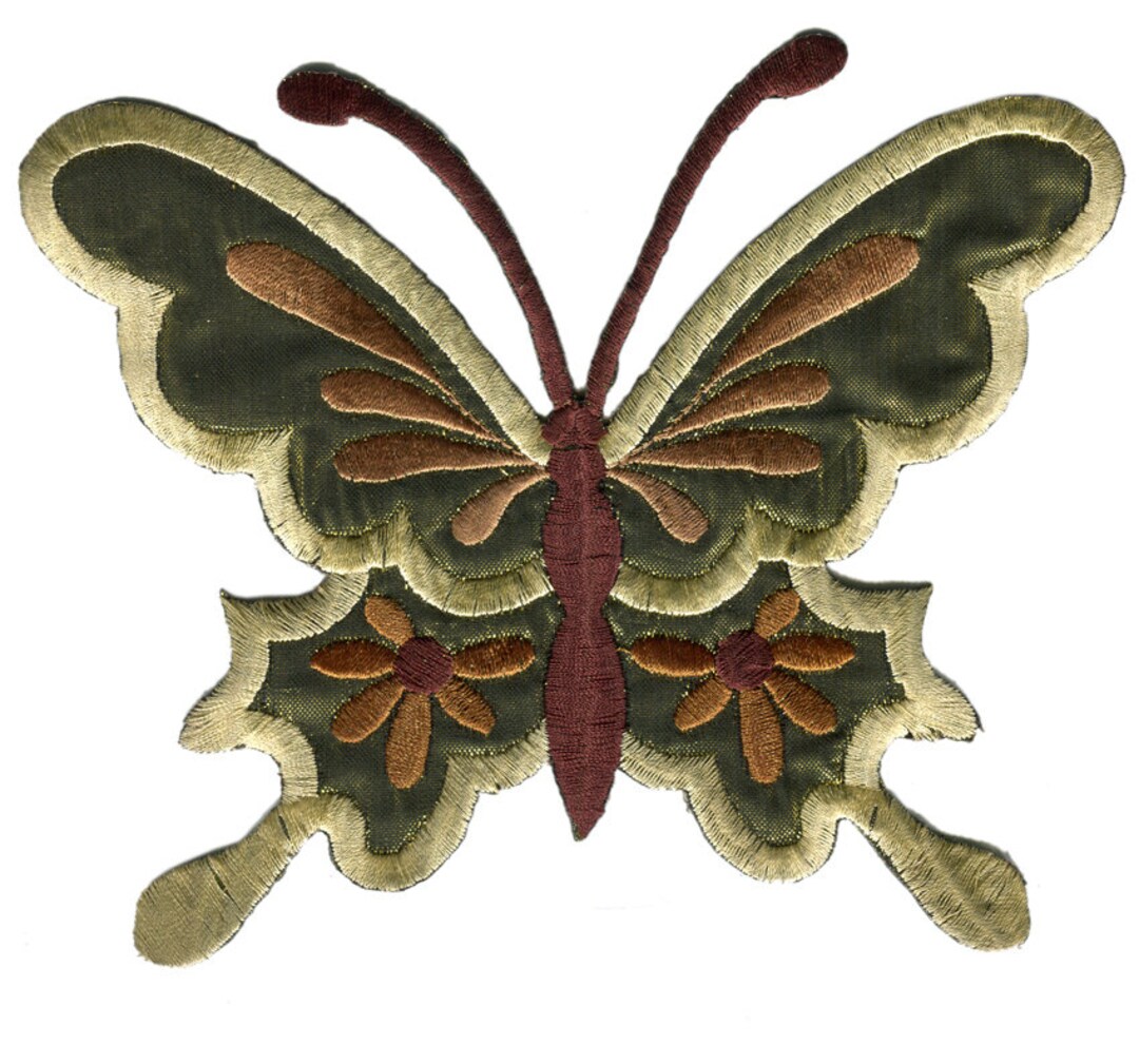 Large 18.5cm Shiny Butterfly Patch - Etsy
