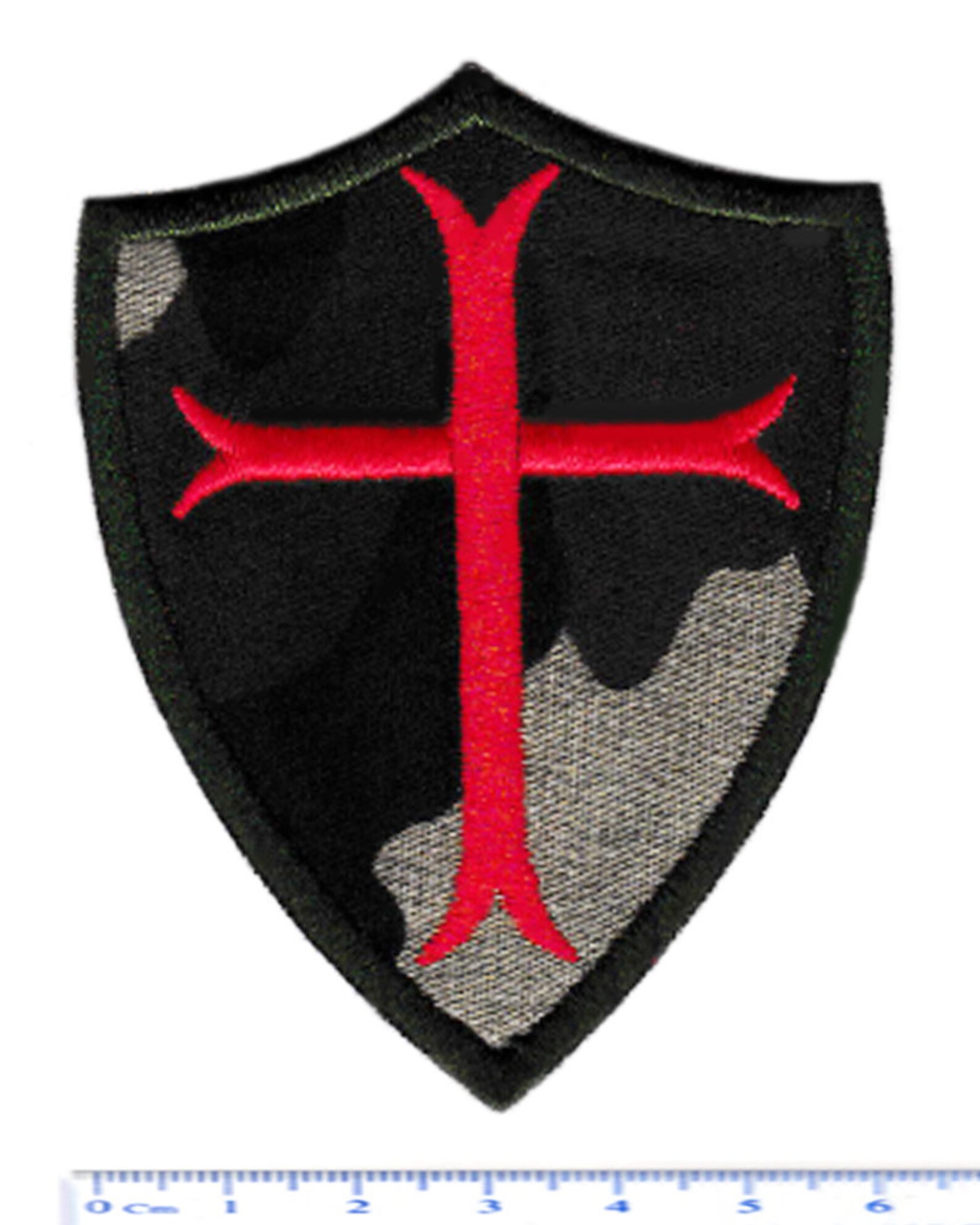 Cool Camo Military Knights Templar 7.5cm Embroidered Tactical - Etsy