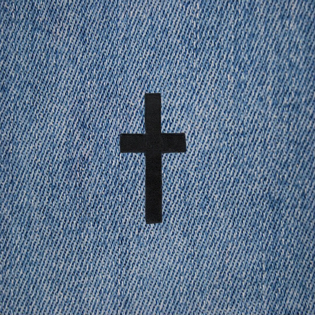 XXL Extra Large Chenille Black Christian Religious Cross Patch 23cm - Etsy
