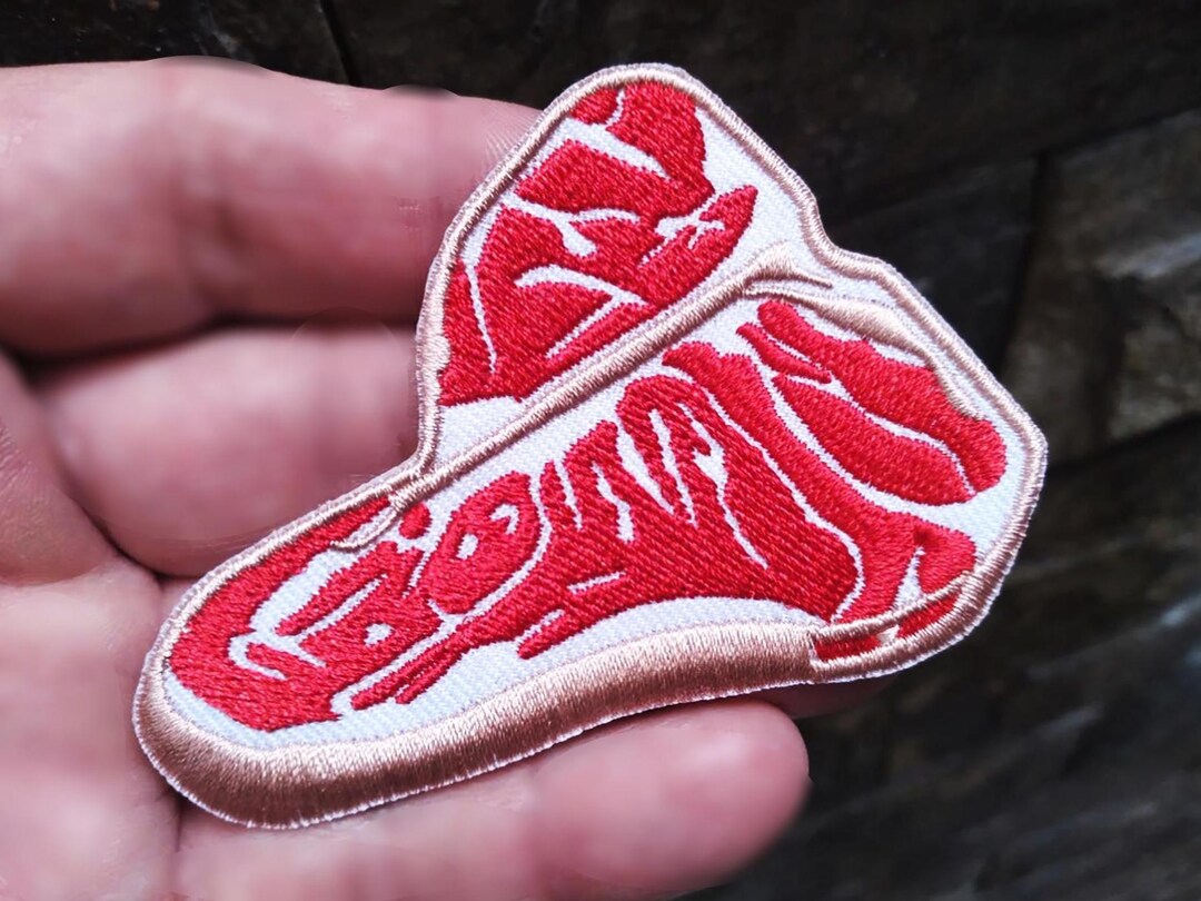 Cute Americana Food Beef Steak Patch for Trucker Hat or Shirt Gift for ...