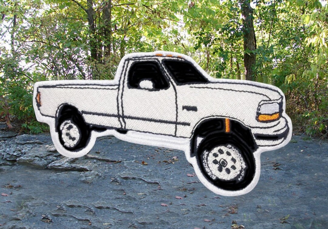 White Pickup Truck Keep on Truckin Tactical Military 4x4 4WD Trucker ...