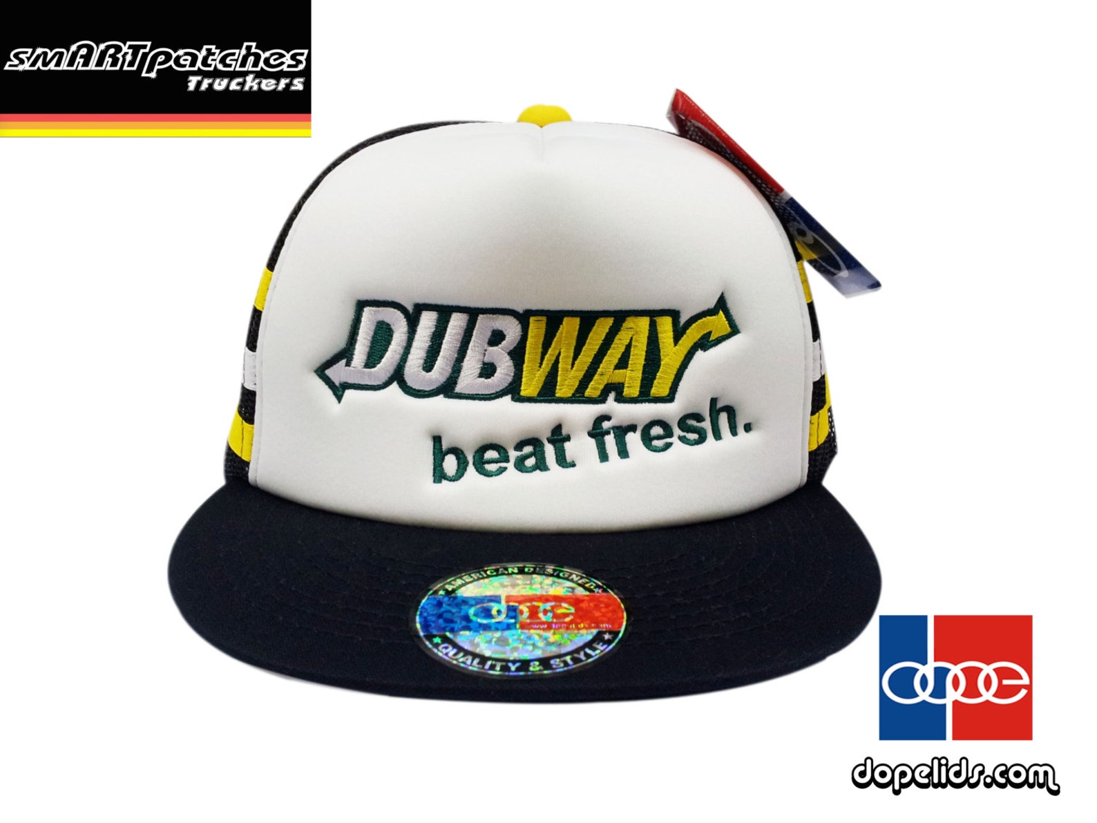 Hip Hop Style Mesh Trucker Cap Hat Dubway Beat Fresh Dub | Etsy