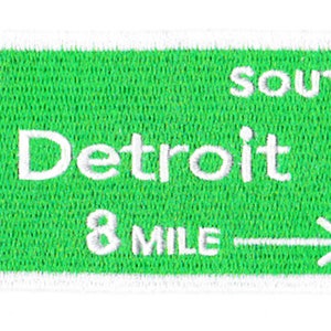 Detroit 8 Mile Rd Patch Hip Hop Rap Motor City 9cm - Etsy