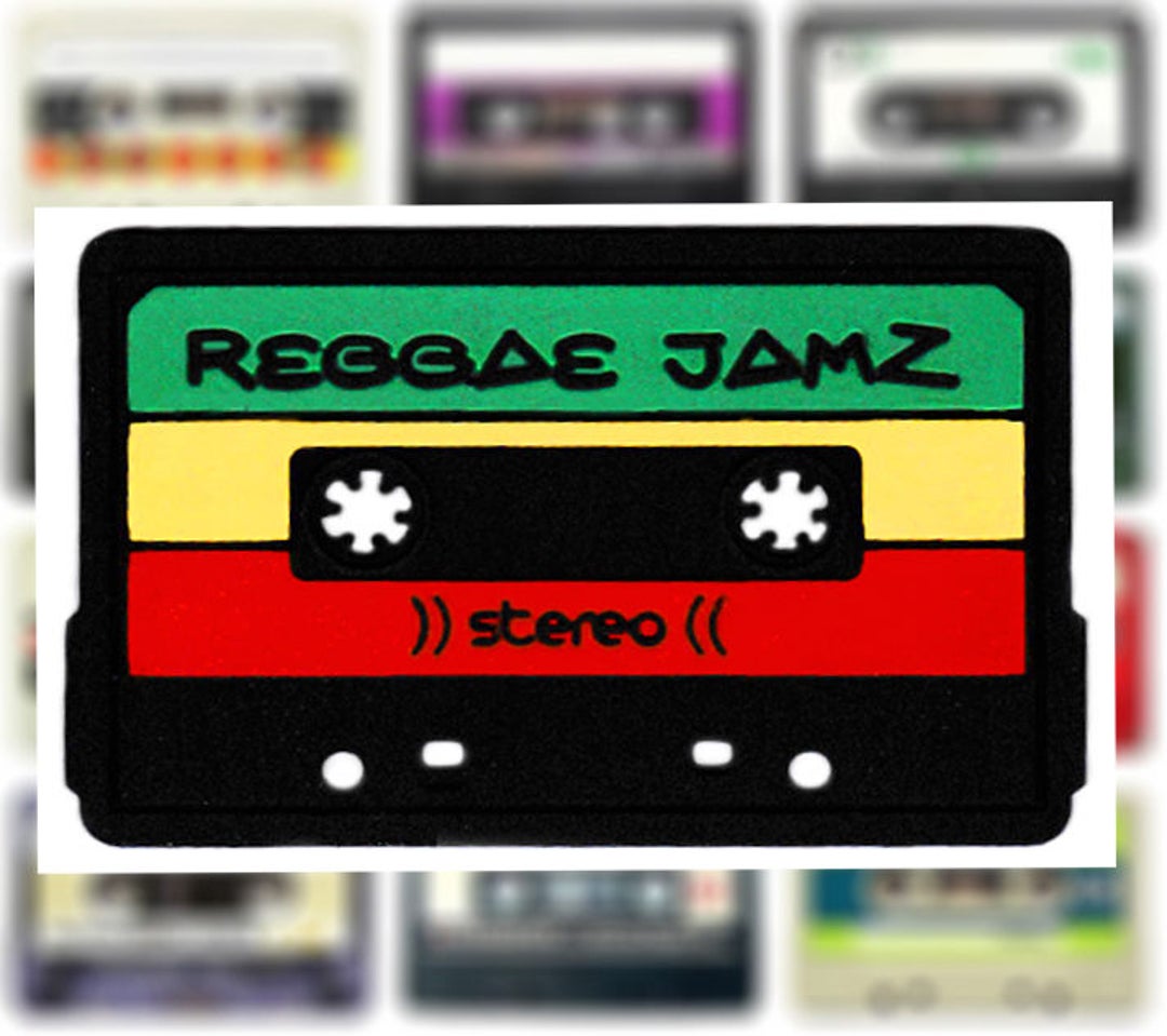 This is A Patch! Reggae Rasta DJ Hip Hop Rock Clear Mixtape Done in Pvc ...