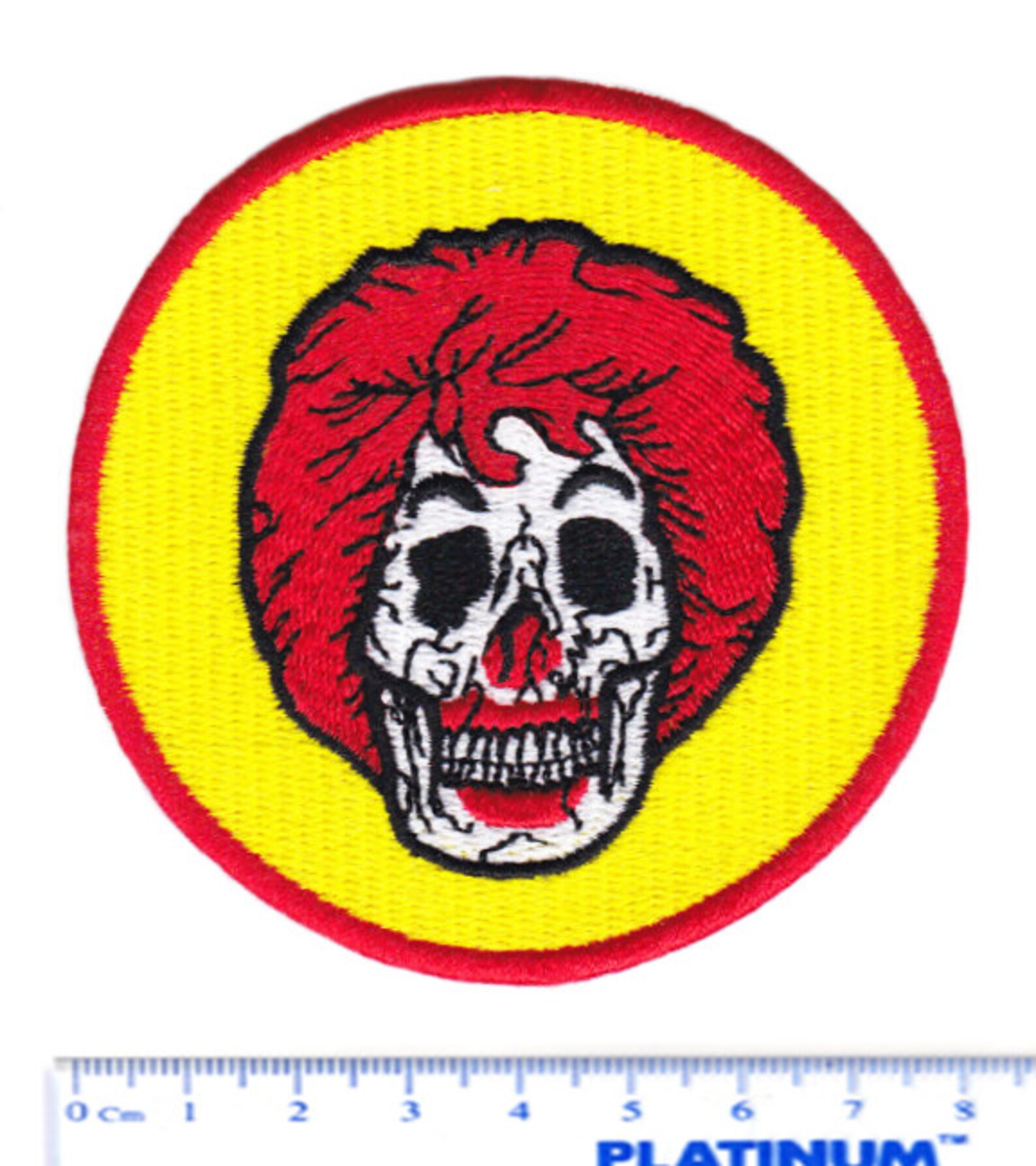 Cool Clown Skull Head Patch 8cm - Etsy