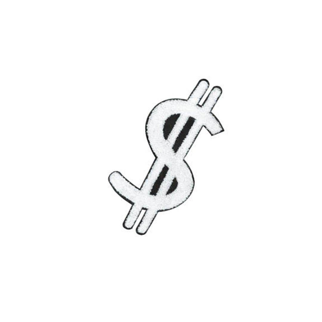 XXL Extra Large Cool Chenille Dollar Sign Money Symbol Patch 27cm ...