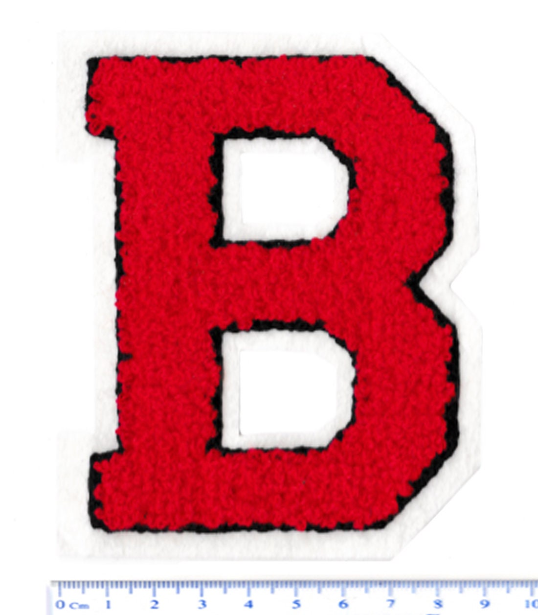 Large Chenille Red Letter b Patch 11cm Bob Brian - Etsy