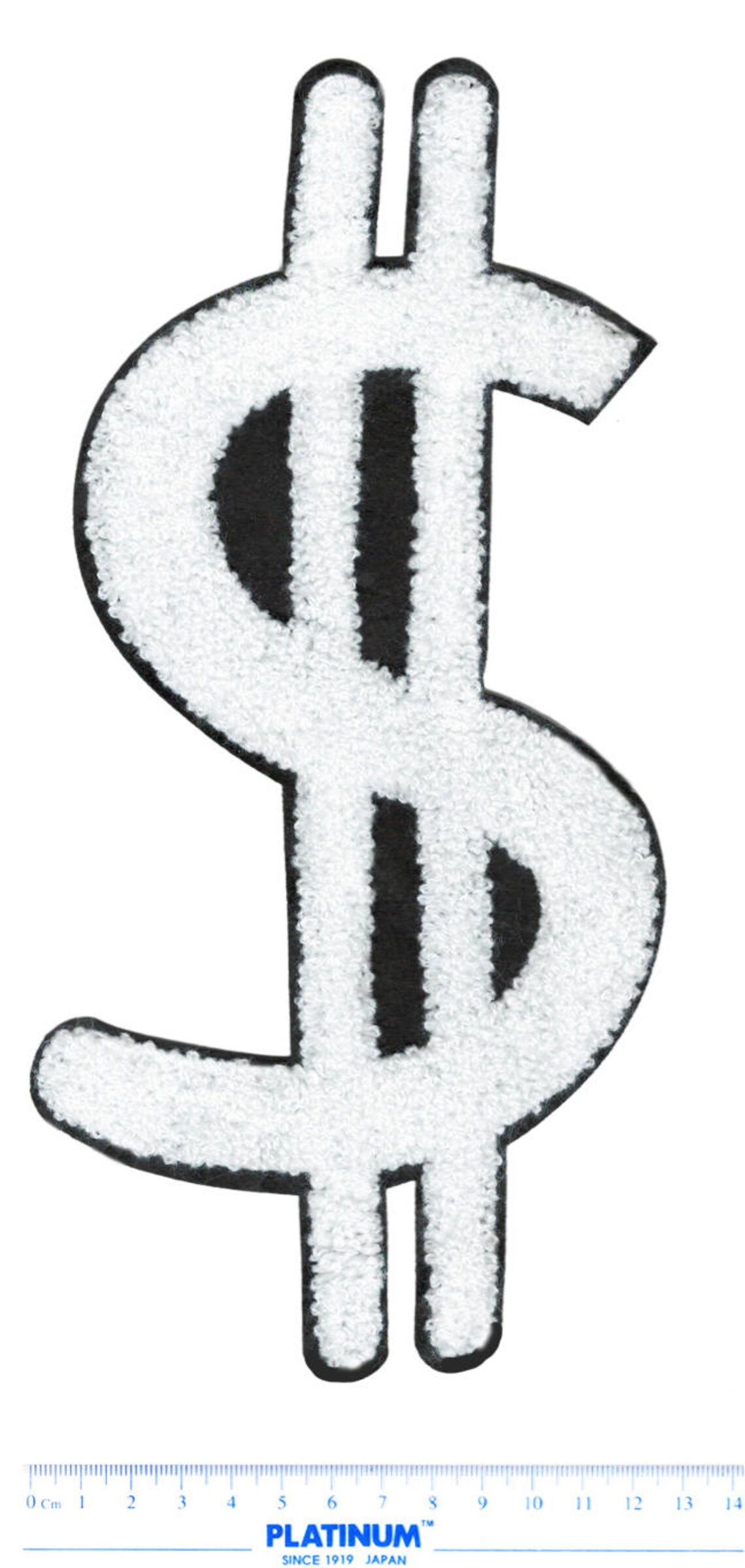 XXL Extra Large Cool Chenille Dollar Sign Money Symbol Patch - Etsy