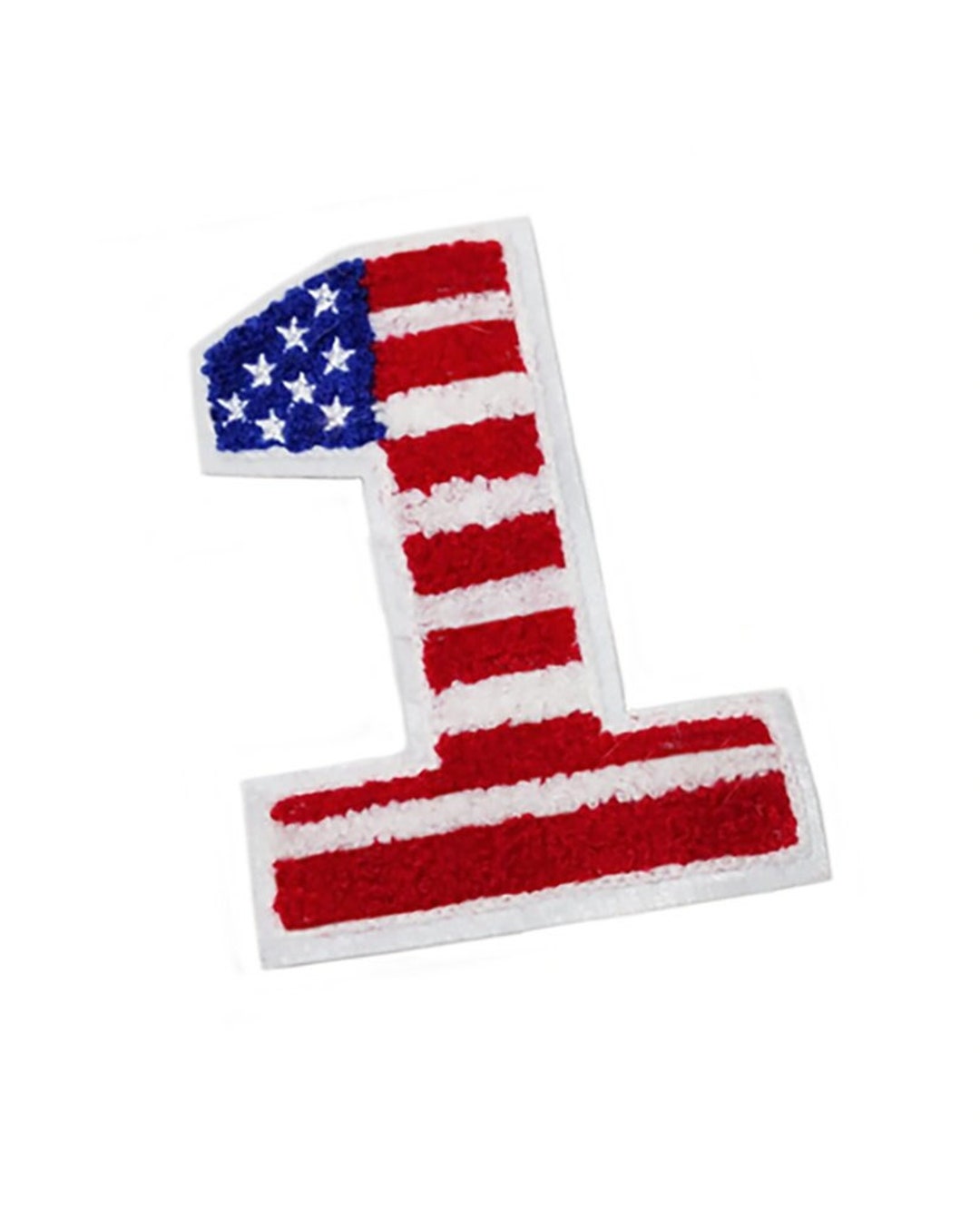 Large Chenille USA Flag Number 1 Patch Applique 13cm / 5.1 Inch - Etsy