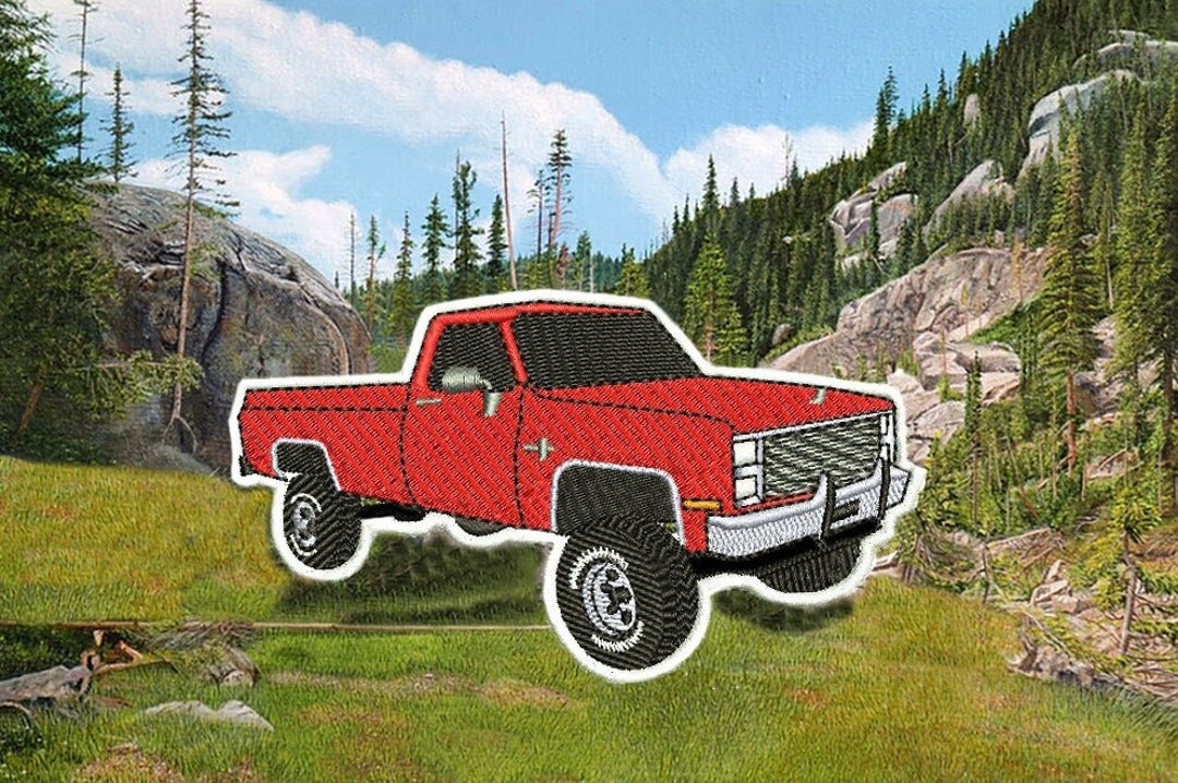 Cool Large Keep on Truckin Tactical Military 4x4 4WD Red 80's Red ...