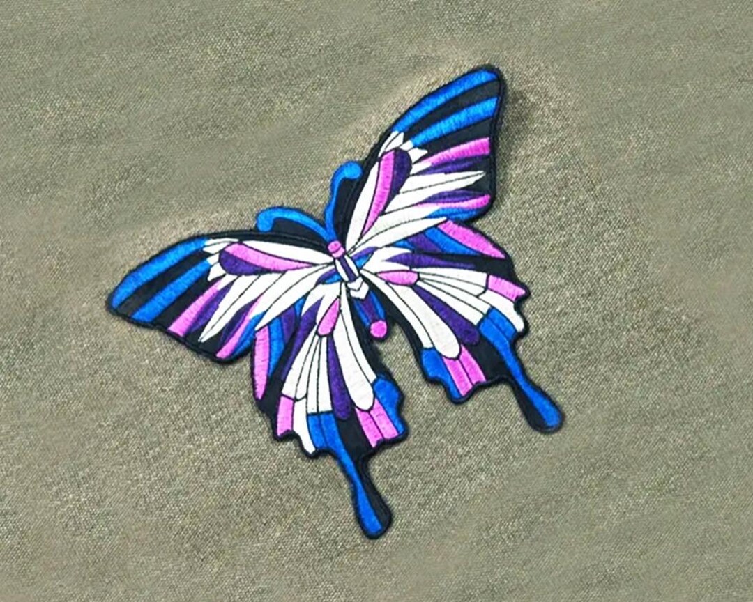 XXL Extra Large Butterfly Patch Badge 23cm / 9.1 Inch Applique - Etsy