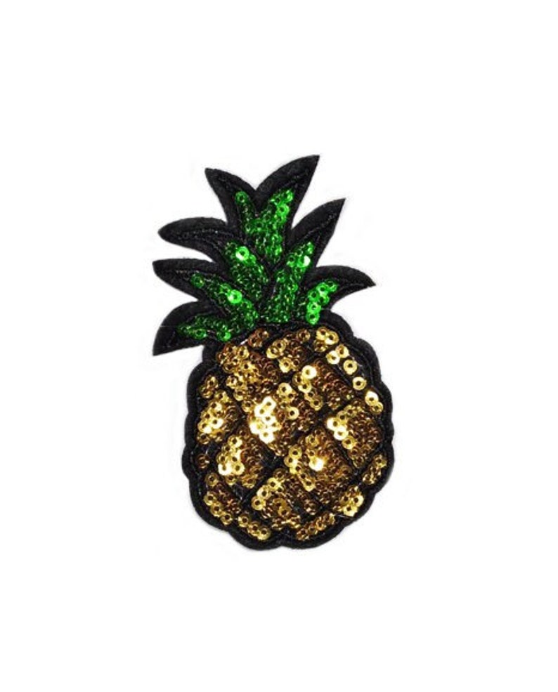 XL Extra Large Sequins Pineapple Patch 9cm / 3.5 Inch Applique - Etsy
