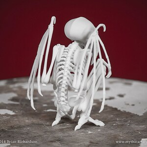 Cthulhu Skeleton 3D Print Taxidermy Sculpture - Etsy