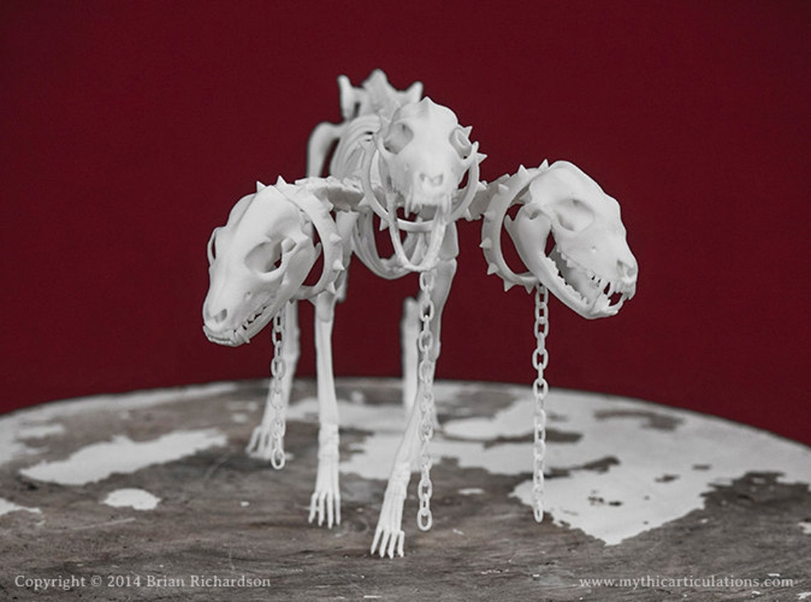 Cerberus Skeleton 3D Print - Etsy