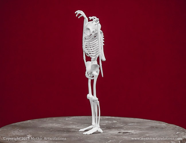 Mothman Skeleton 3D Print Taxidermy Sculpture - Etsy Australia