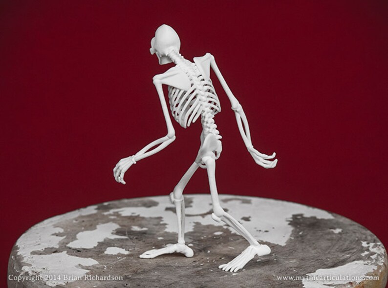 Sasquatch Bigfoot Skeleton 3D Print Taxidermy Sculpture - Etsy