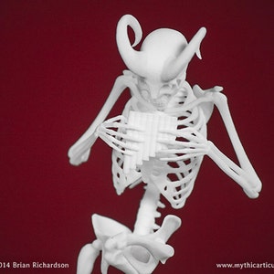 Faun Skeleton 3D Print - Etsy