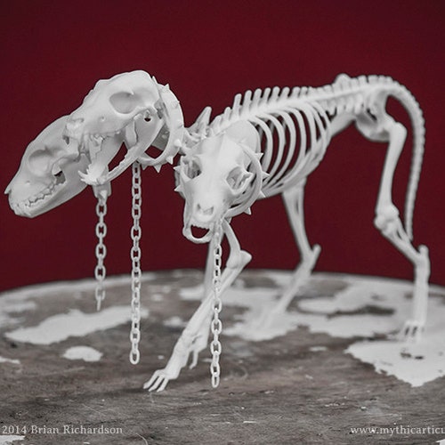 Cerberus Skeleton 3D Print - Etsy