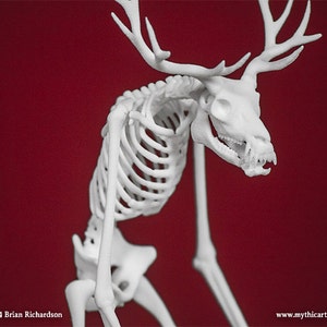 Wendigo Skeleton 3D Print Taxidermy Sculpture - Etsy Canada