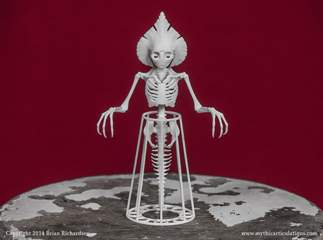 Flatwoods Monster Skeleton 3D Print Taxidermy Sculpture - Etsy