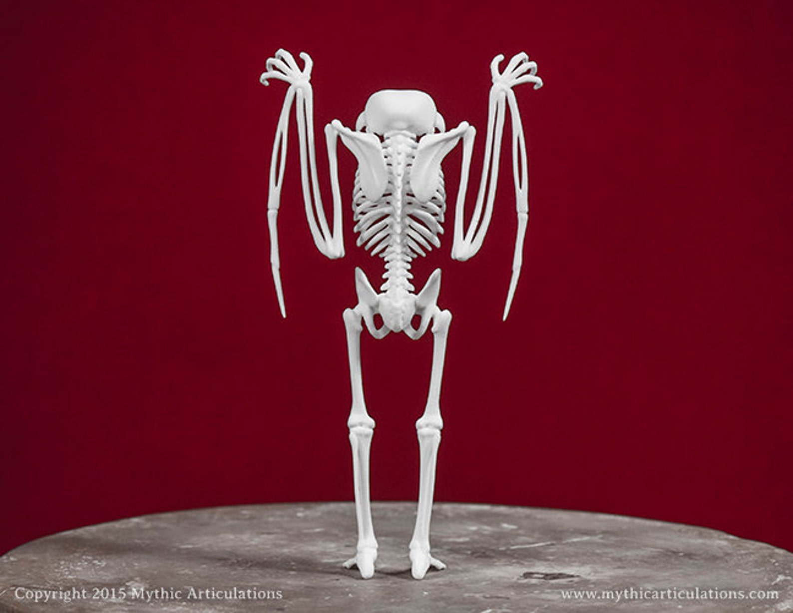 Mothman Skeleton 3D Print Taxidermy Sculpture - Etsy Australia