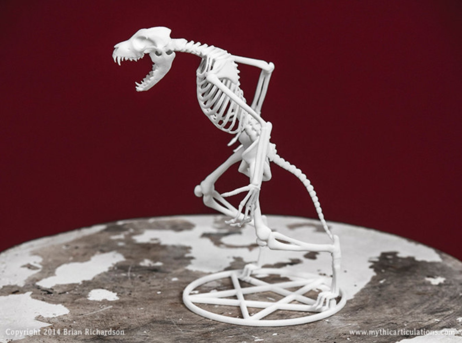 Werewolf Skeleton 3D Print | Etsy