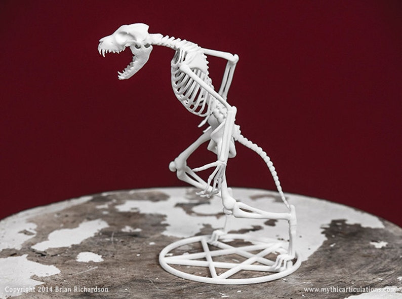 Werewolf Skeleton 3D Print - Etsy