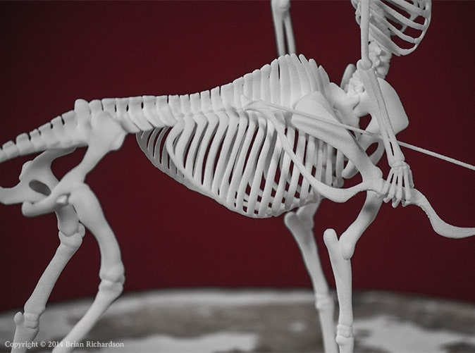 Centaur Skeleton 3D Print - Etsy