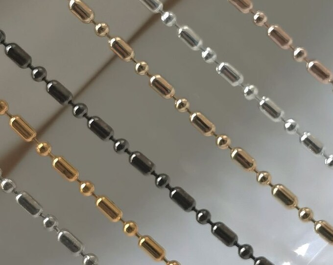 Gold Square Chain 1 Mm Cube Chain Box Chain Wholesale Necklace Chain ...