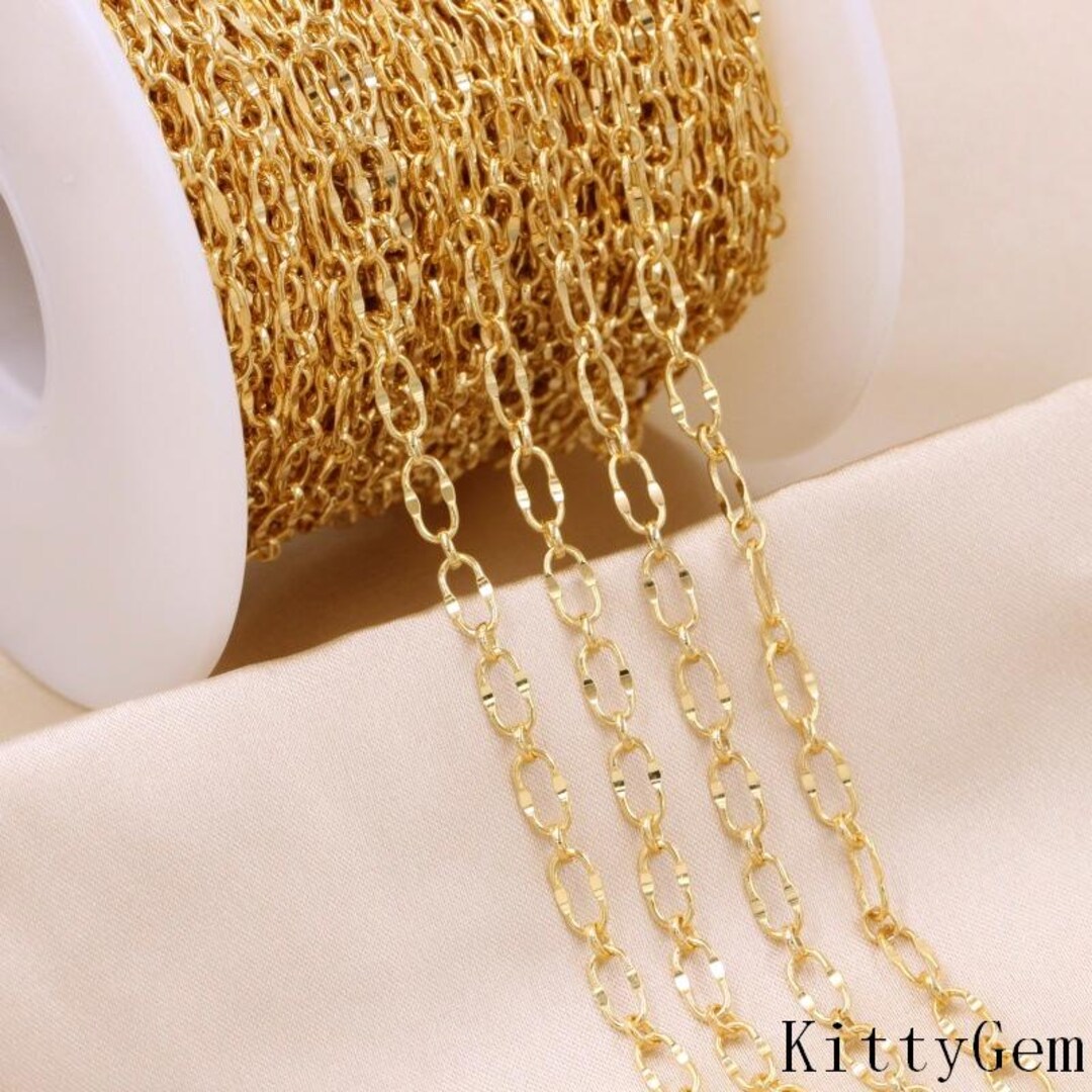 14K Gold Filled Chains, Gold Filled Chains for Making Necklace - Etsy