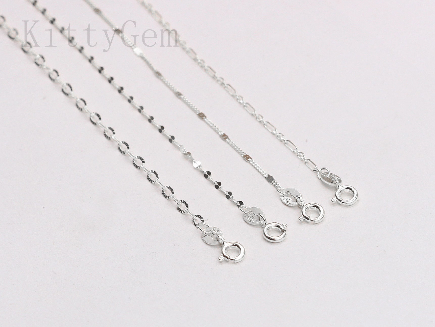 18 Sterling Silver Chain Finished Necklaces 925 - Etsy Israel