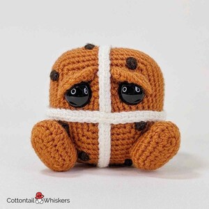 Easter Crochet Pattern Bundle, Hot Cross Bun PDF Digital Download, Amigurumi Bread Tutorial - Etsy